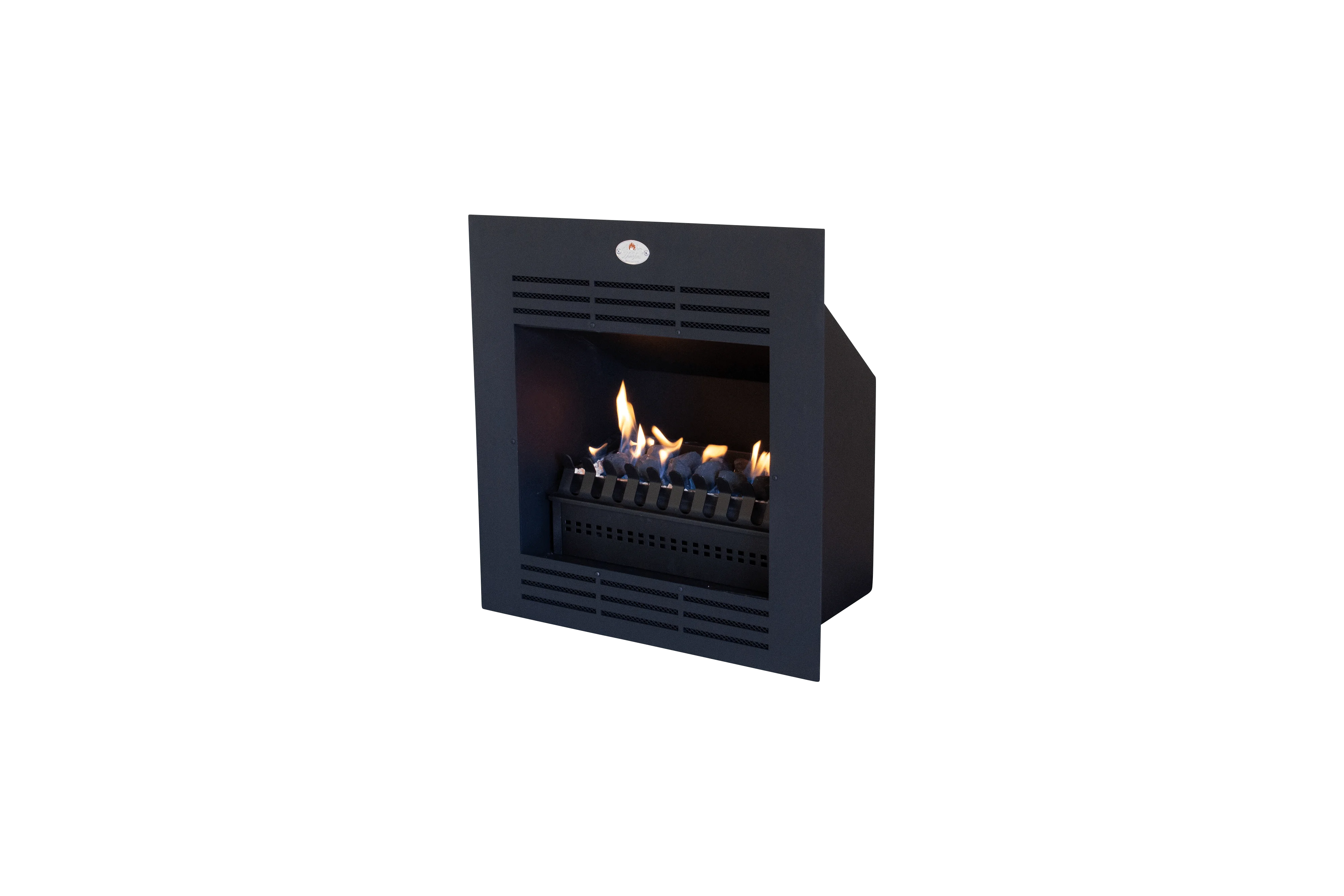 Firebox Vent Free Gas Built-in Model 740 Mild Steel Facade & Coal Grat ...